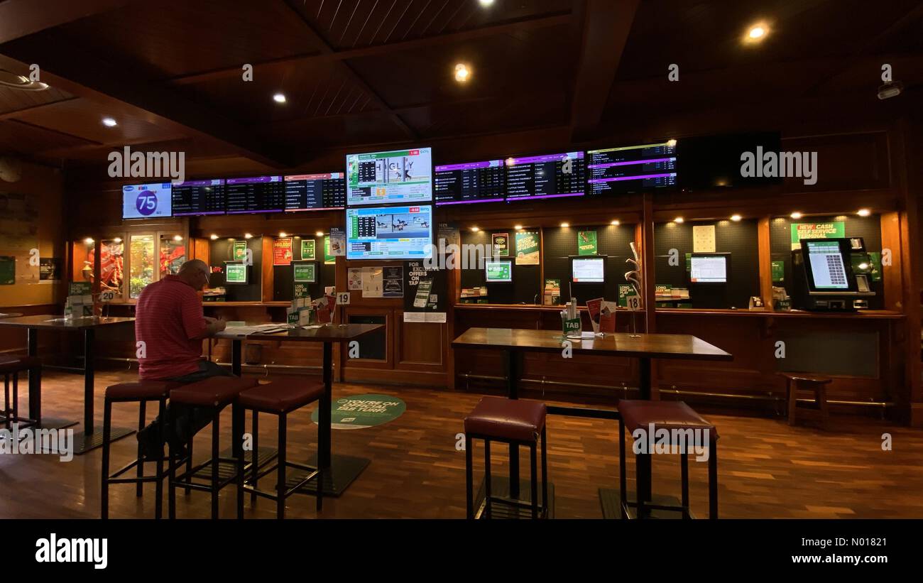 Adelaide, Australia, 31/01/2023, Interior of betting shop, Adelaide ...