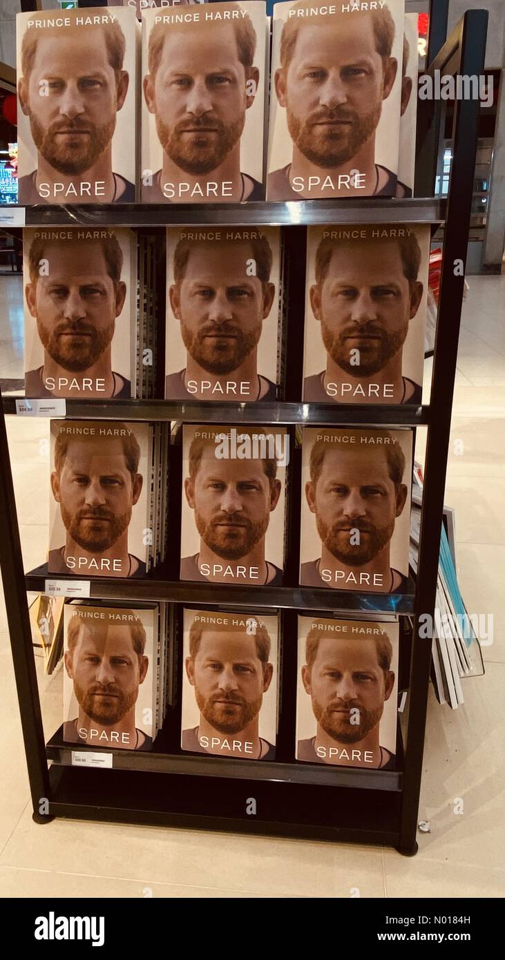 Adelaide, Australia. 8th January, 2023. Prince Harry's autobiography is ...