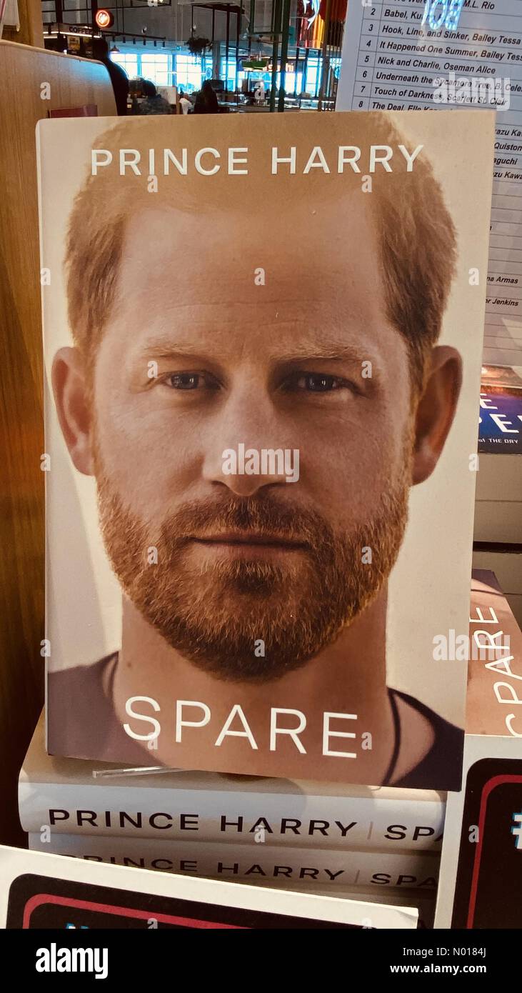 Adelaide, Australia. 8th January, 2023. Prince Harry's autobiography is ...