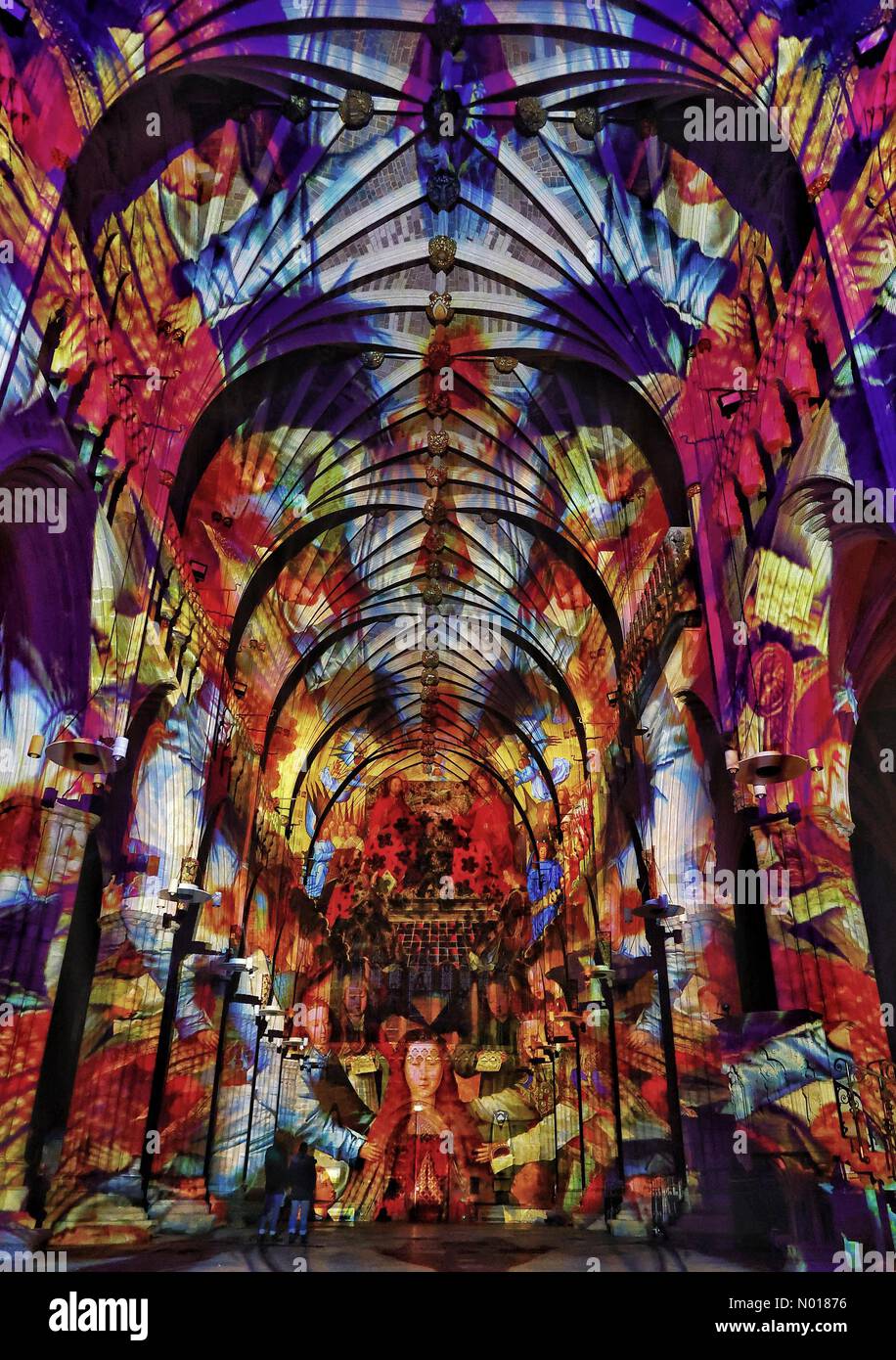 Exeter, Devon, UK. 21st March, 2023. Luxmuralis: Renaissance sound and ...