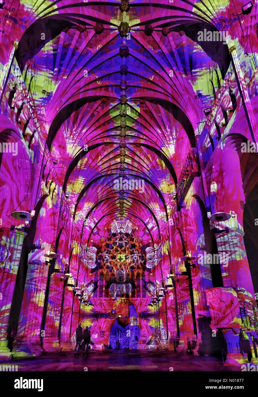 Exeter, Devon, UK. 21st March, 2023. Luxmuralis: Renaissance sound and ...