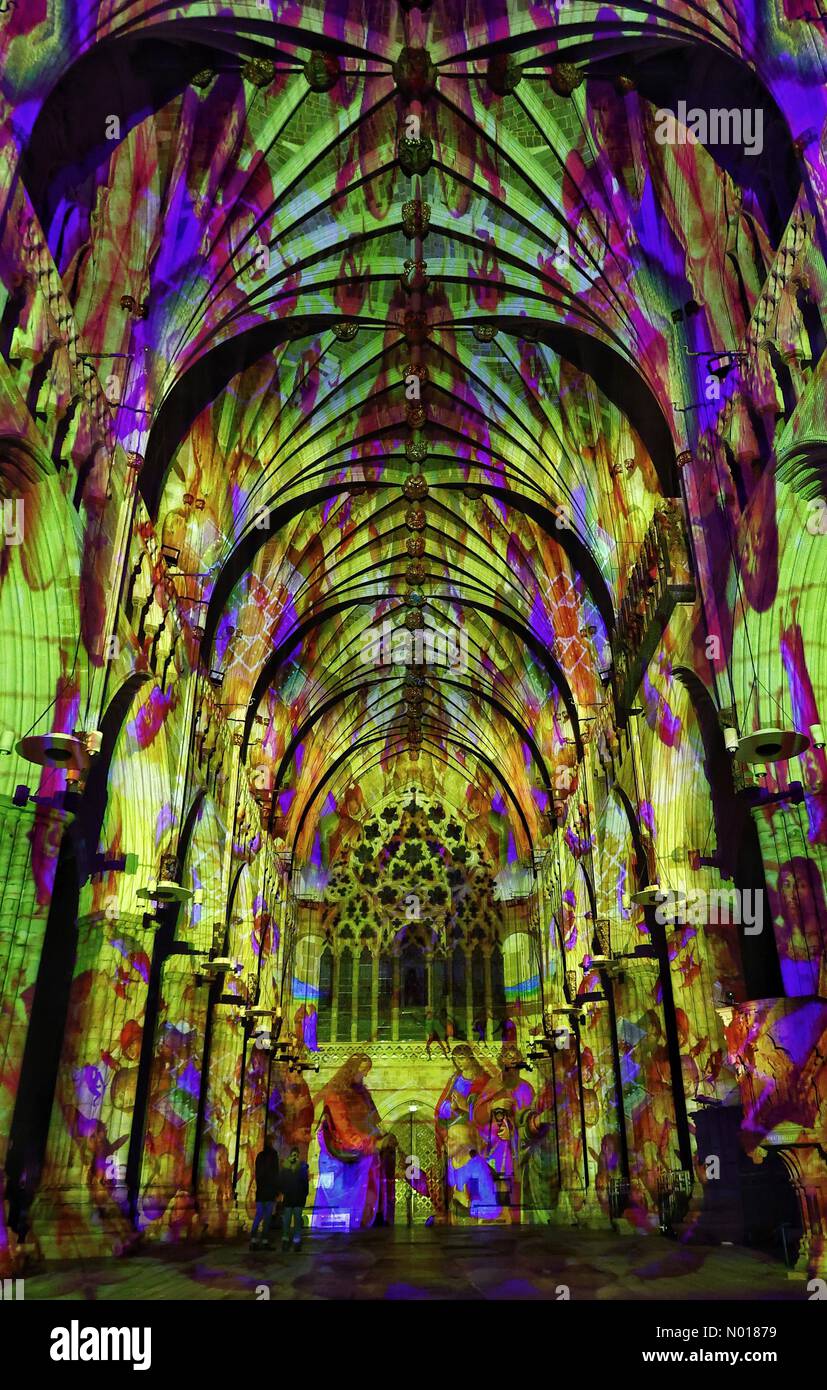 Exeter, Devon, UK. 21st March, 2023. Luxmuralis: Renaissance sound and ...