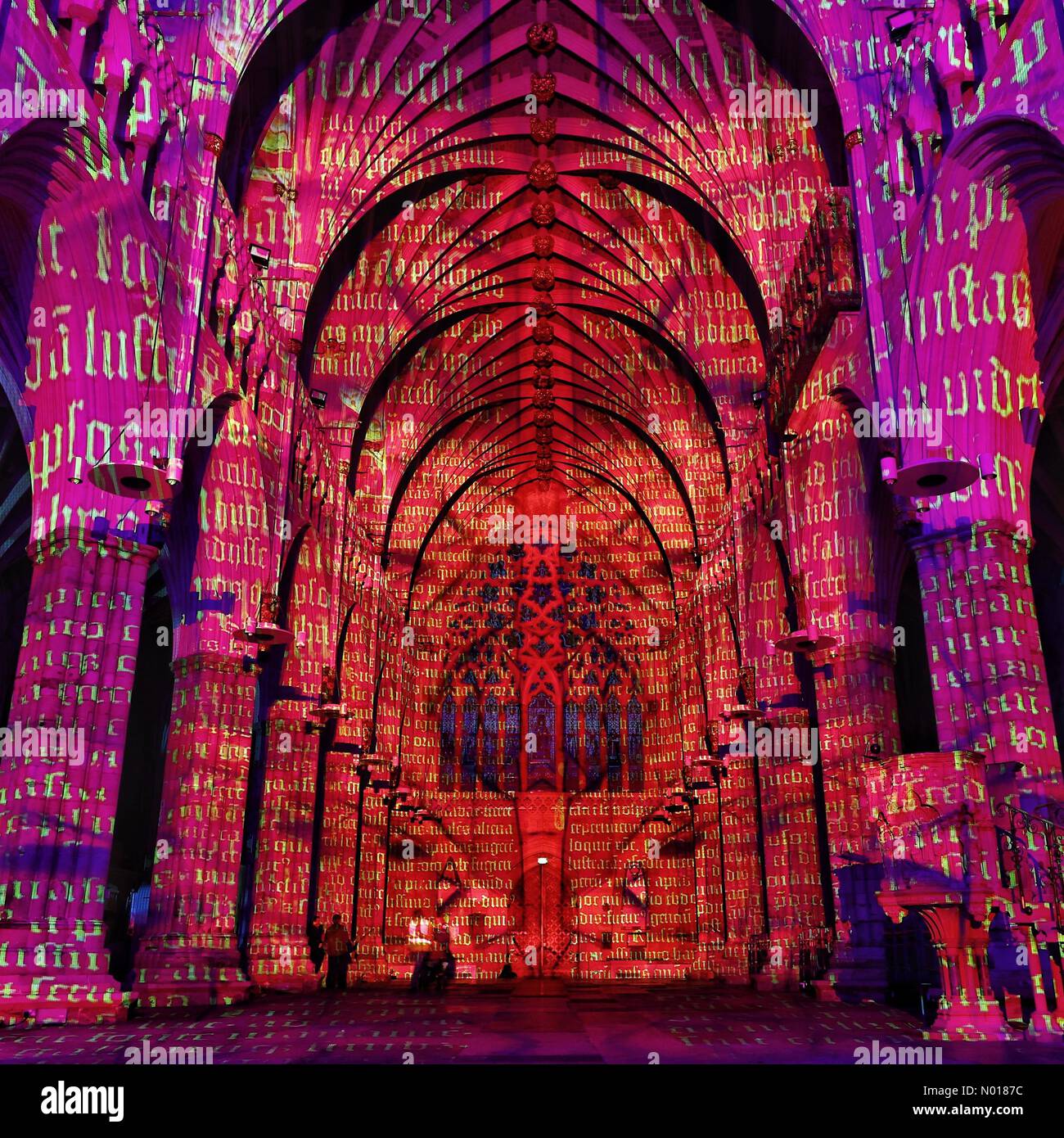 Exeter, Devon, UK. 21st March, 2023. Luxmuralis: Renaissance sound and ...