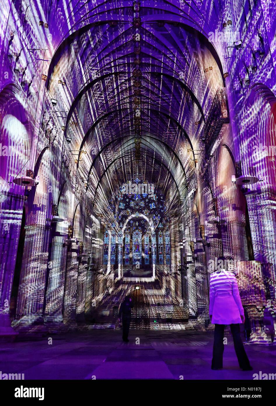 Exeter, Devon, UK. 21st March, 2023. Luxmuralis: Renaissance sound and ...