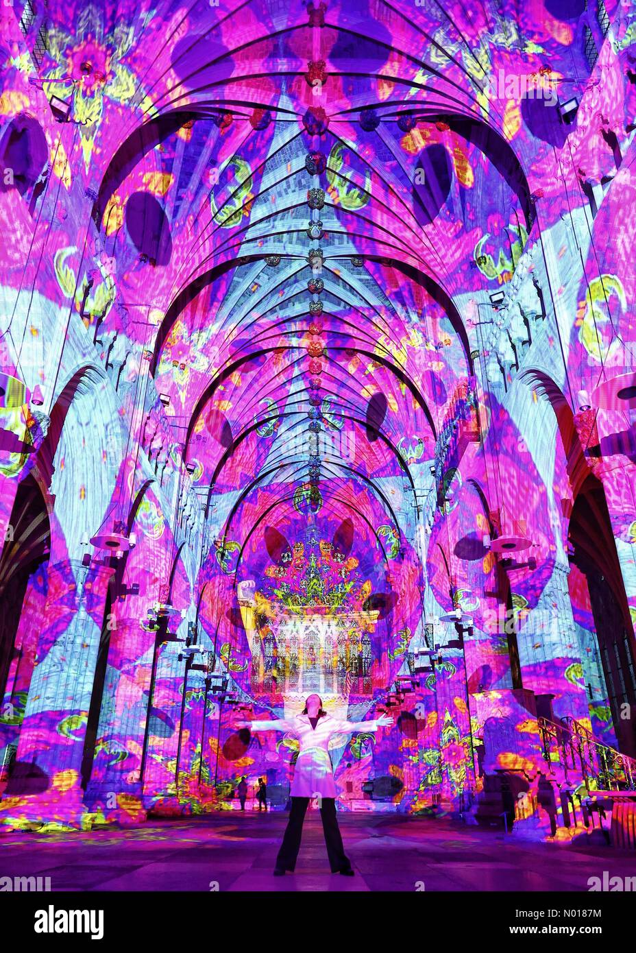 Exeter, Devon, UK. 21st March, 2023. Luxmuralis: Renaissance sound and ...