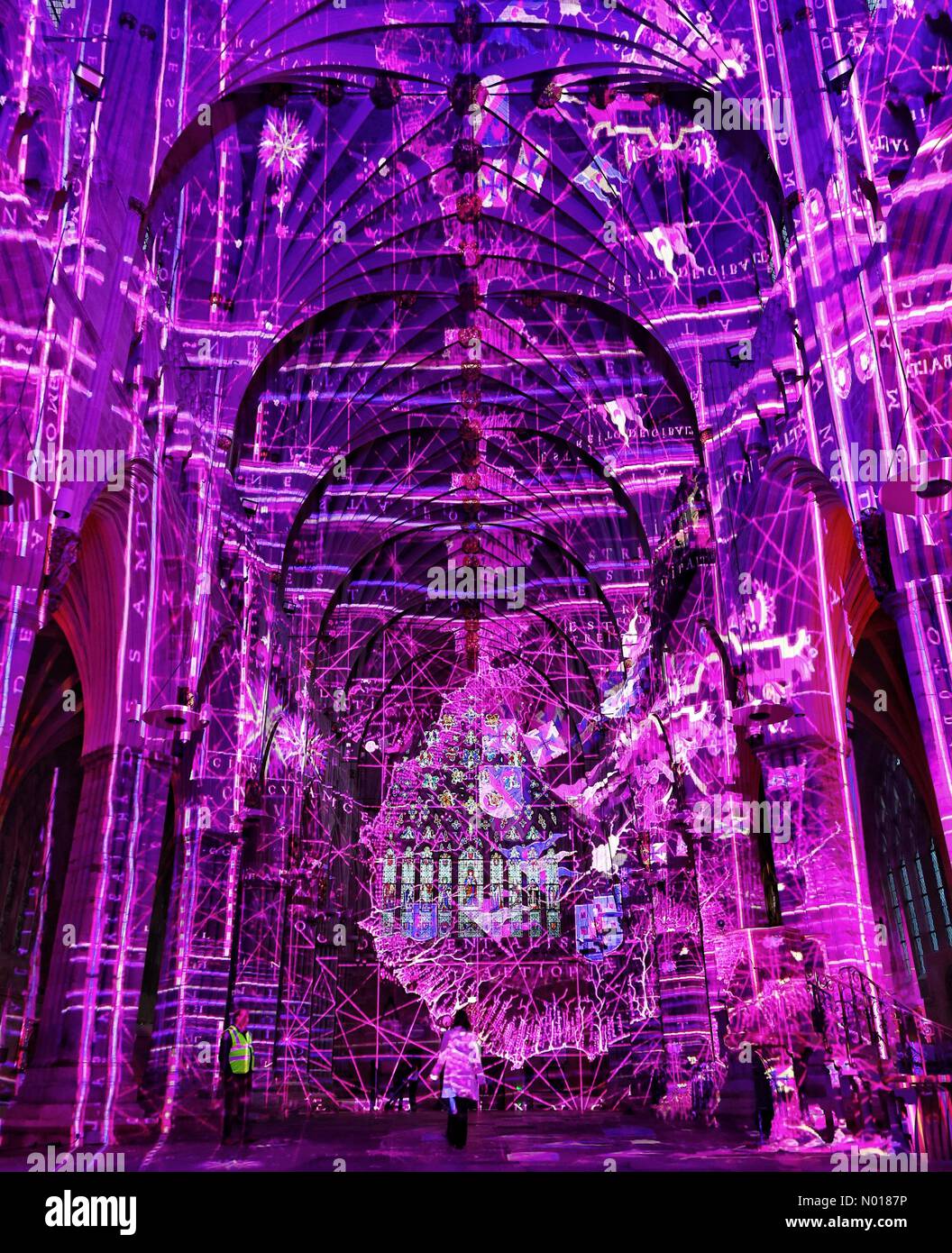 Exeter, Devon, UK. 21st March, 2023. Luxmuralis: Renaissance sound and ...