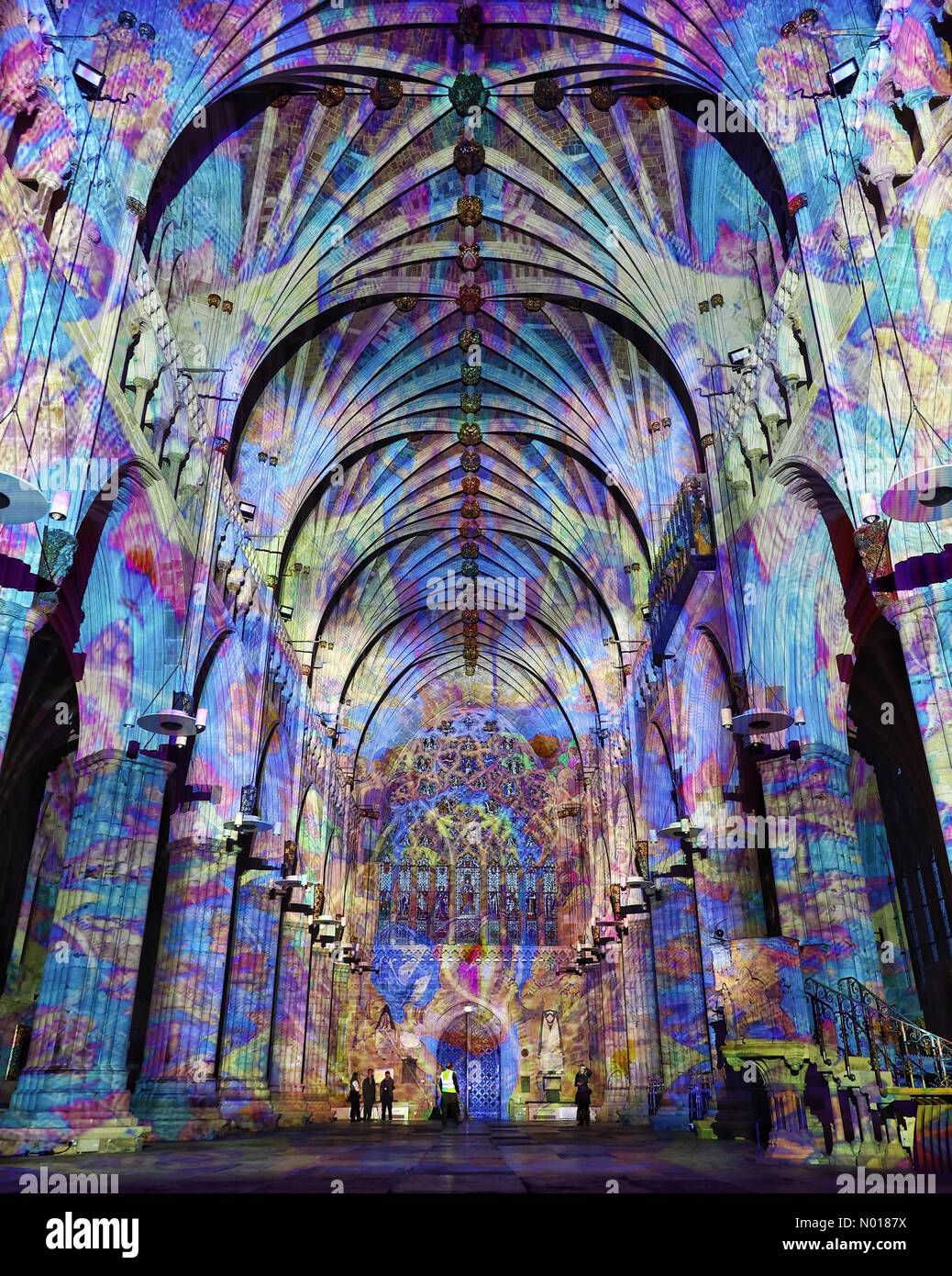 Exeter, Devon, UK. 21st March, 2023. Luxmuralis: Renaissance sound and ...