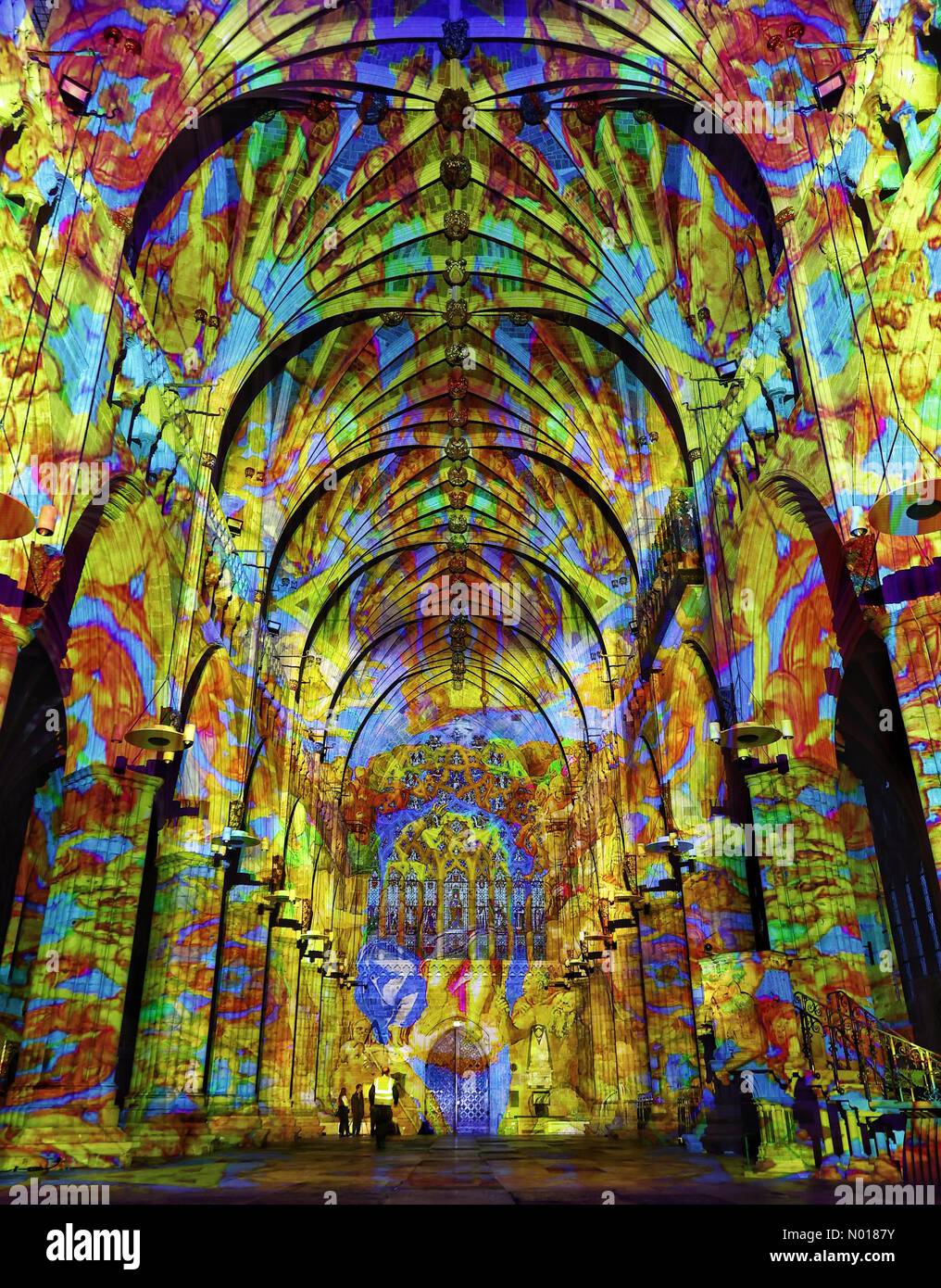 Exeter, Devon, UK. 21st March, 2023. Luxmuralis: Renaissance sound and ...