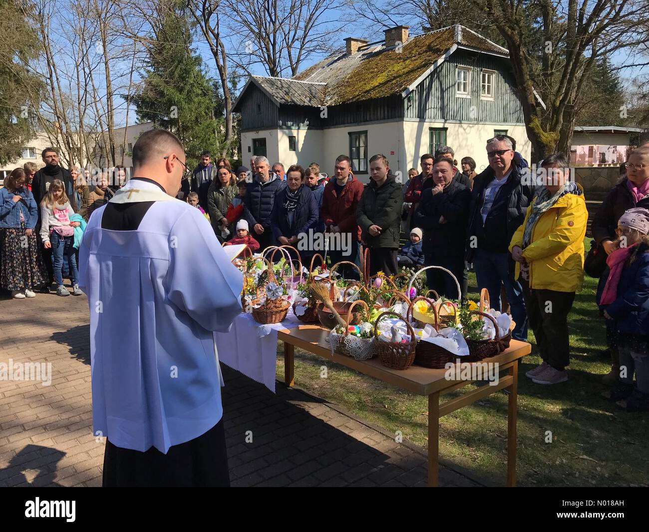 Easter blessings in Poland - Sat 8th April 2023 - Laski near Warsaw ...