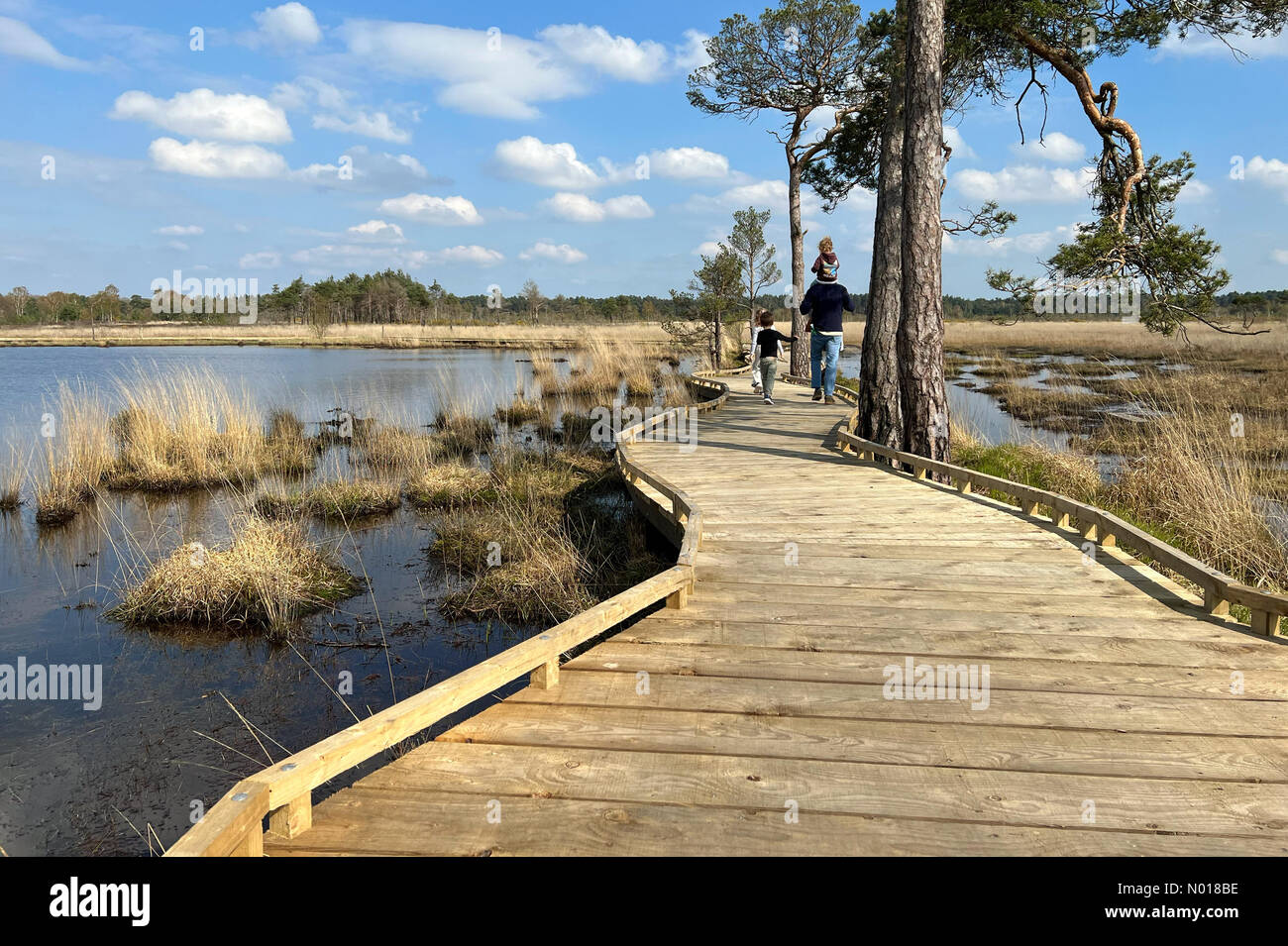 Elstead, Surrey. 22nd Apr 2023. UK Weather: Sunny intervals in Elstead ...