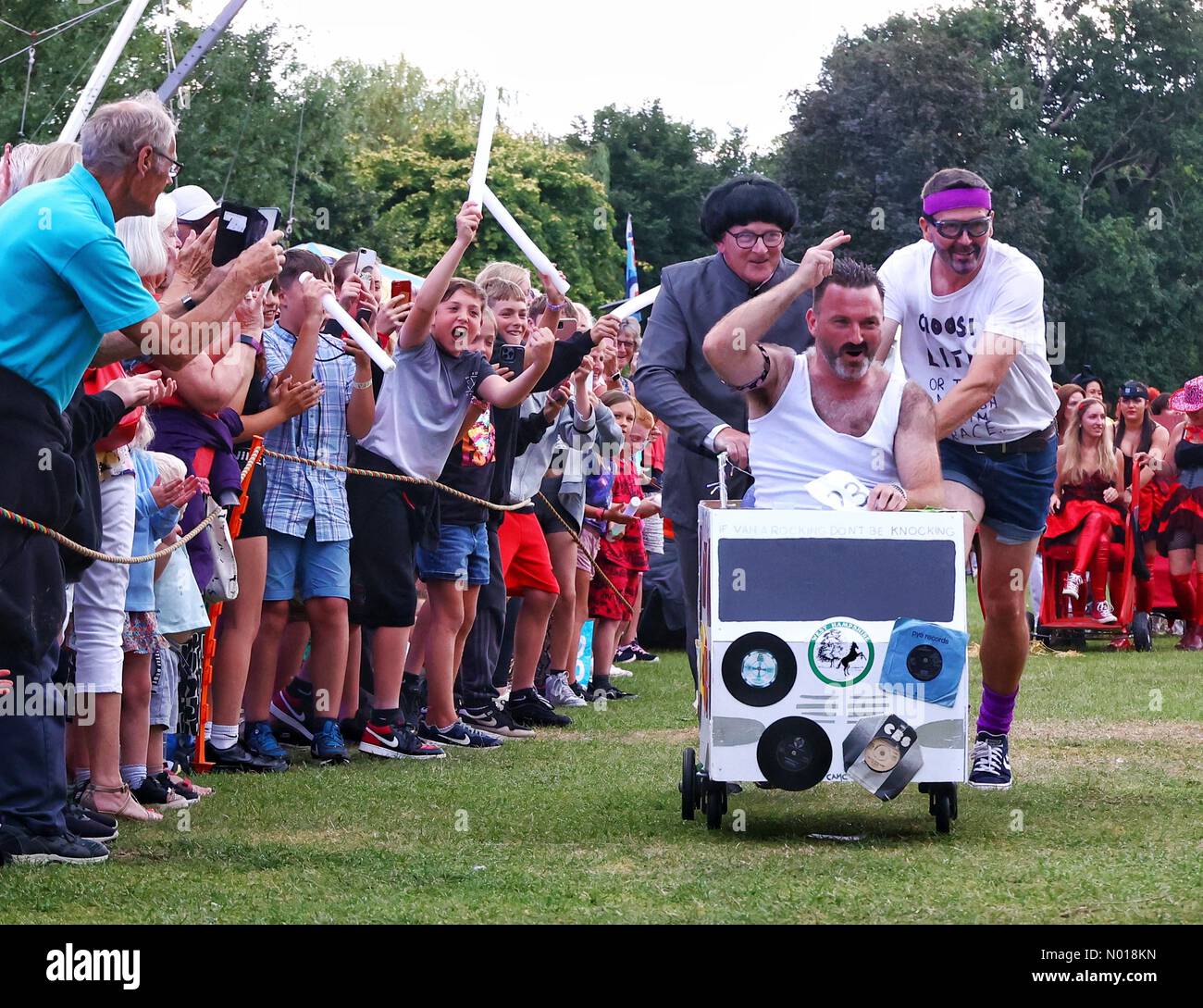 Dawlish Carnival 50th anniversary fancy dress pram race took place this ...