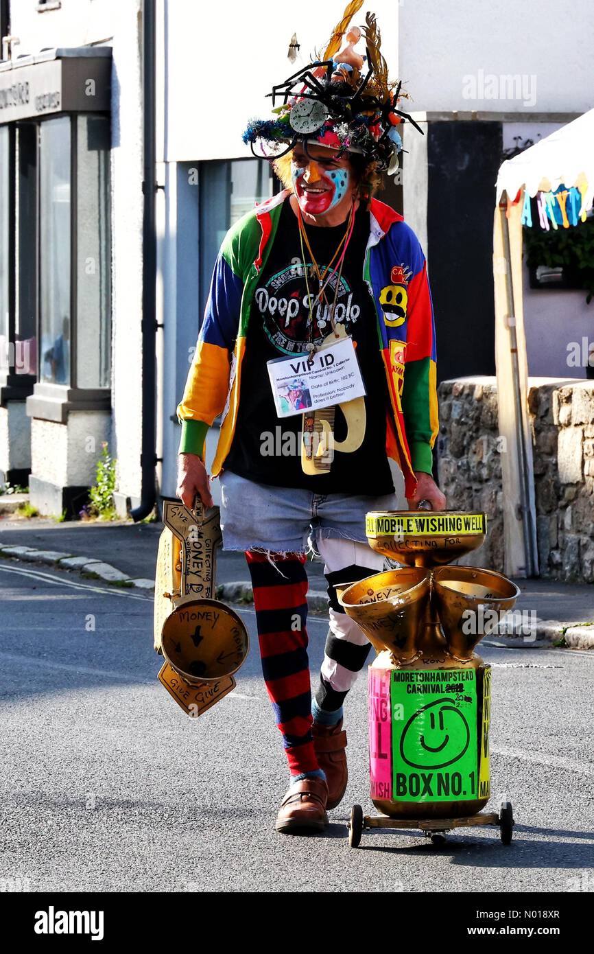 Moretonhampstead, Devon, UK. 24th August, 2023. Colourful people at ...