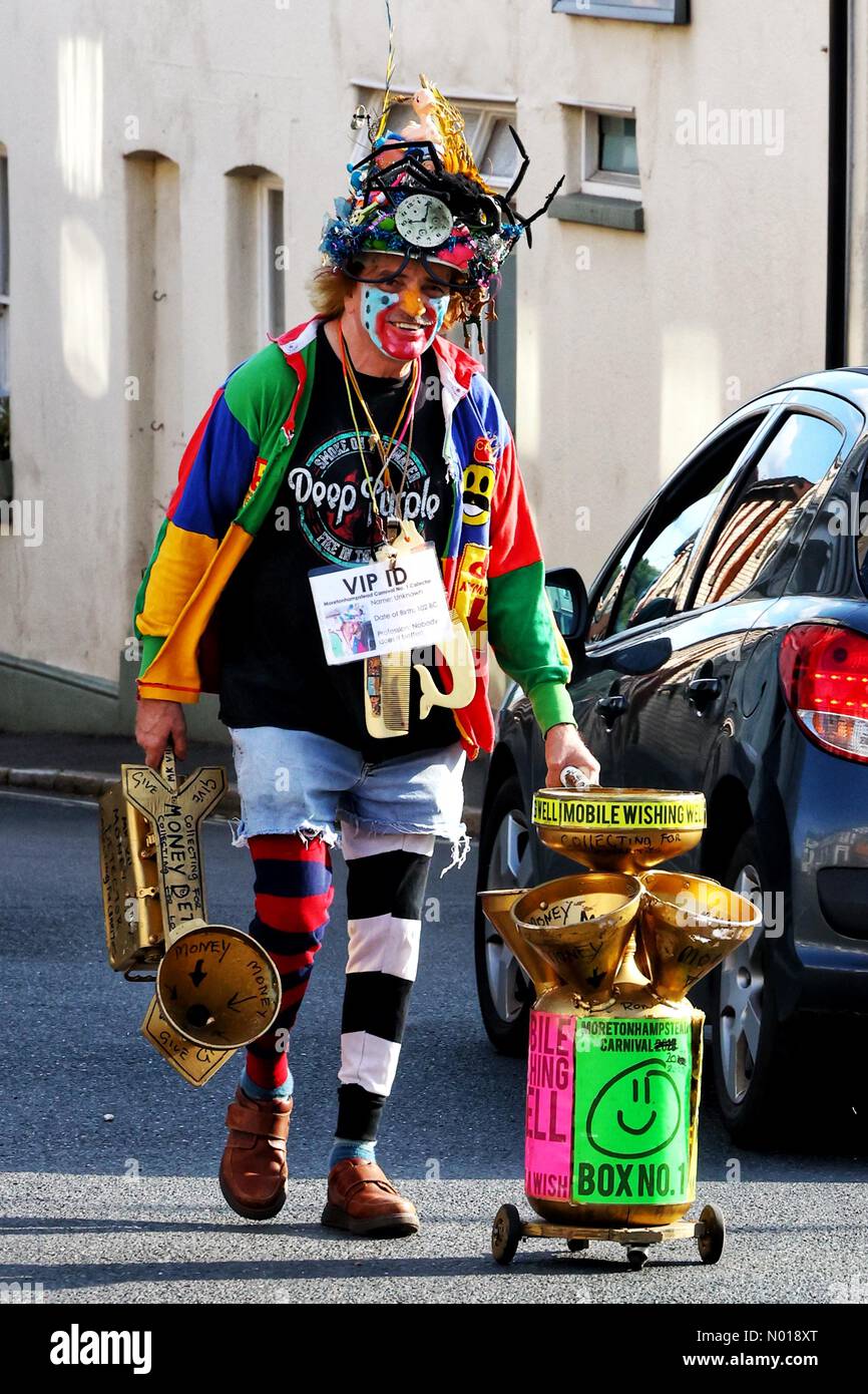Moretonhampstead, Devon, UK. 24th August, 2023. Colourful people at ...