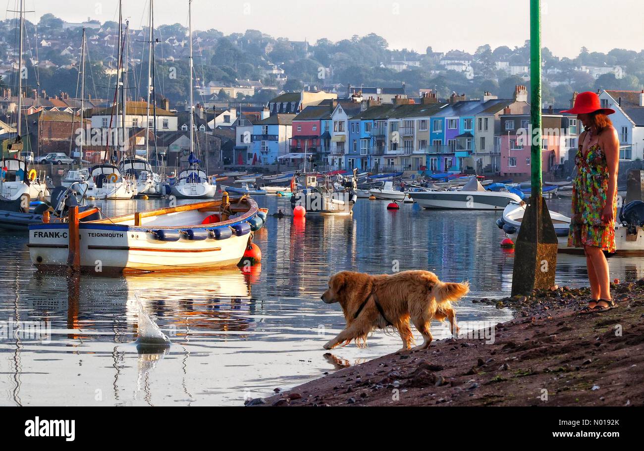 Teignmouth, Devon. 9th Sep 2023. UK Weather: Raich Keene and Raphael ...