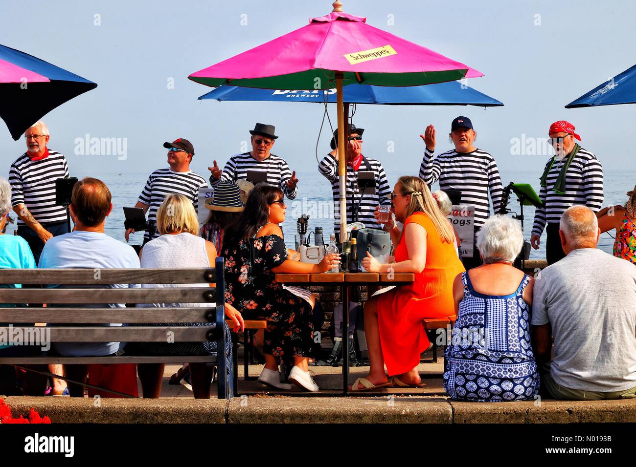 UK Weather: Sunshine for Teignmouth Sea Shanty festival shenanigans ...