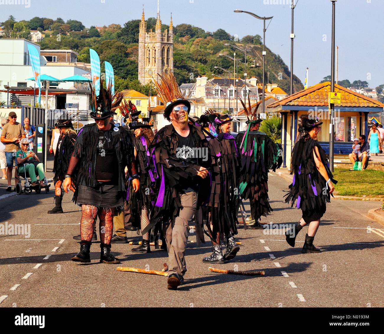 UK Weather: Teignmouth Sea Shanty festival shenanigans. Teignmouth ...