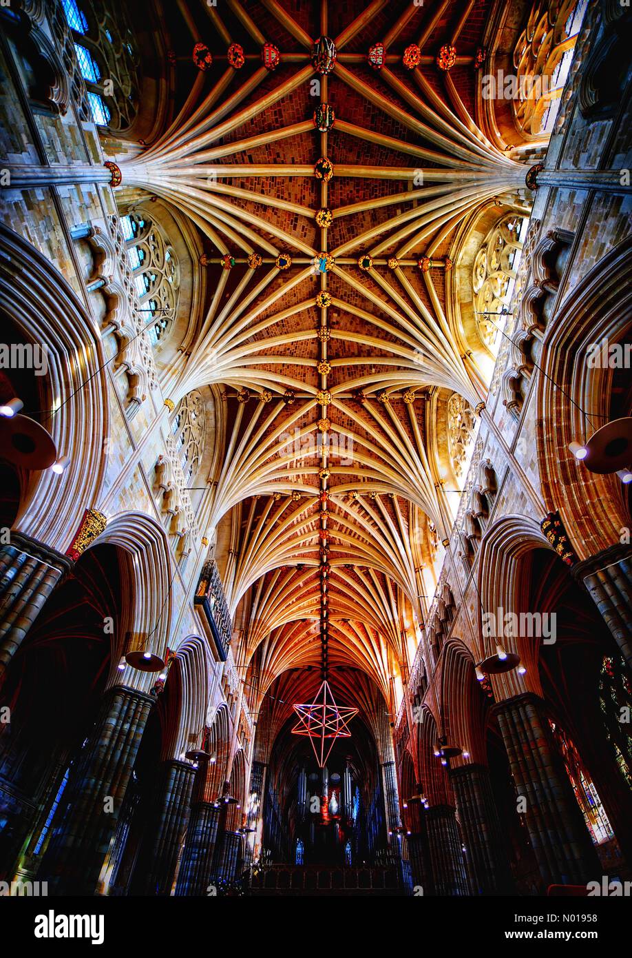 Exeter, Devon, UK. 25th September, 2023. Light of Hope Star by Sculptor ...