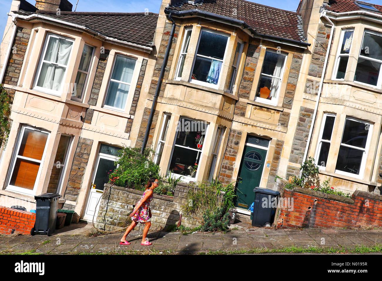 UK Weather: Sunny day at Vale Street, Totterdown, Bristol, UK. the ...