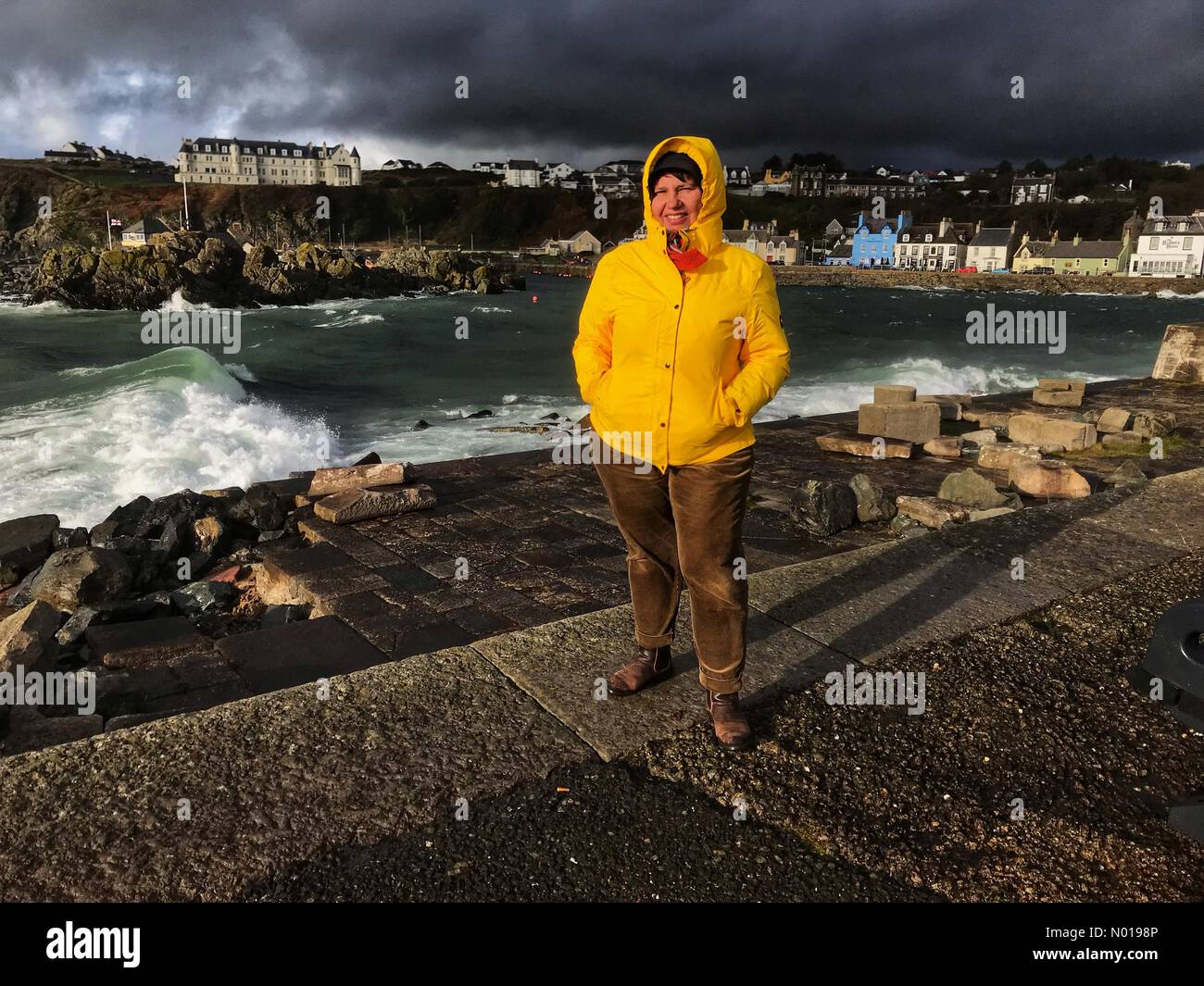 UK Weather - Storm Ciaran at Portpatrick - Wednesday 1st November 2023 ...