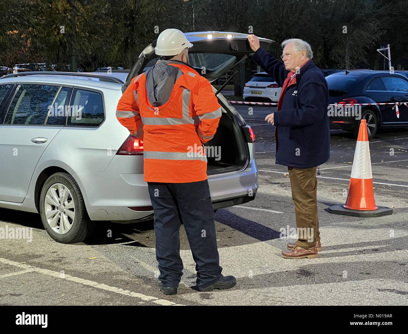 UK Weather: Water shortage in Surrey. Portsmouth Rd, Guildford. 07th ...