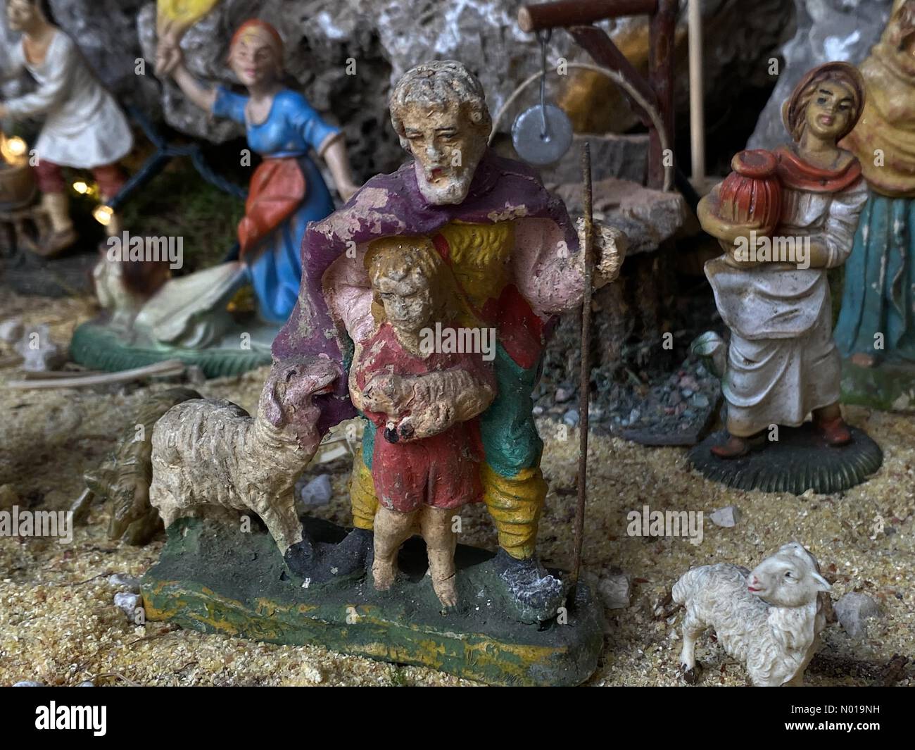 Rome, Italy, 20/12/2023, Christmas nativity scene, Rome, Italy Credit ...