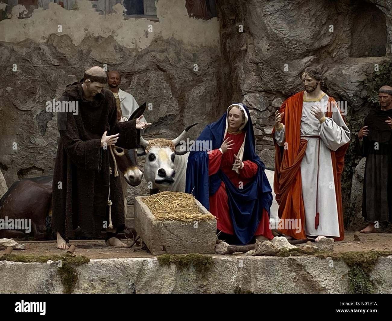 Nativity scene vatican hi-res stock photography and images - Alamy