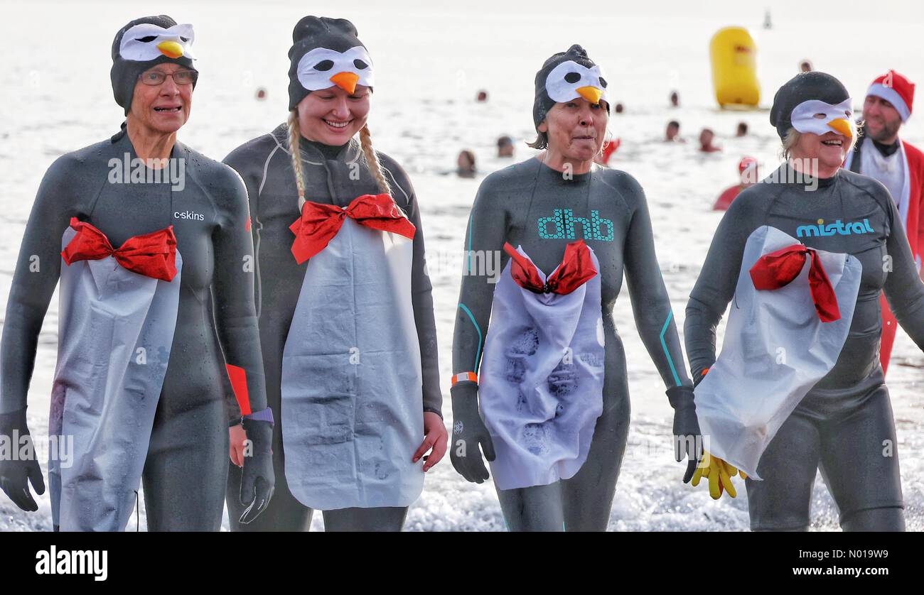 Colourful crowds flood Teignmouth beach for the popular annual Boxing ...