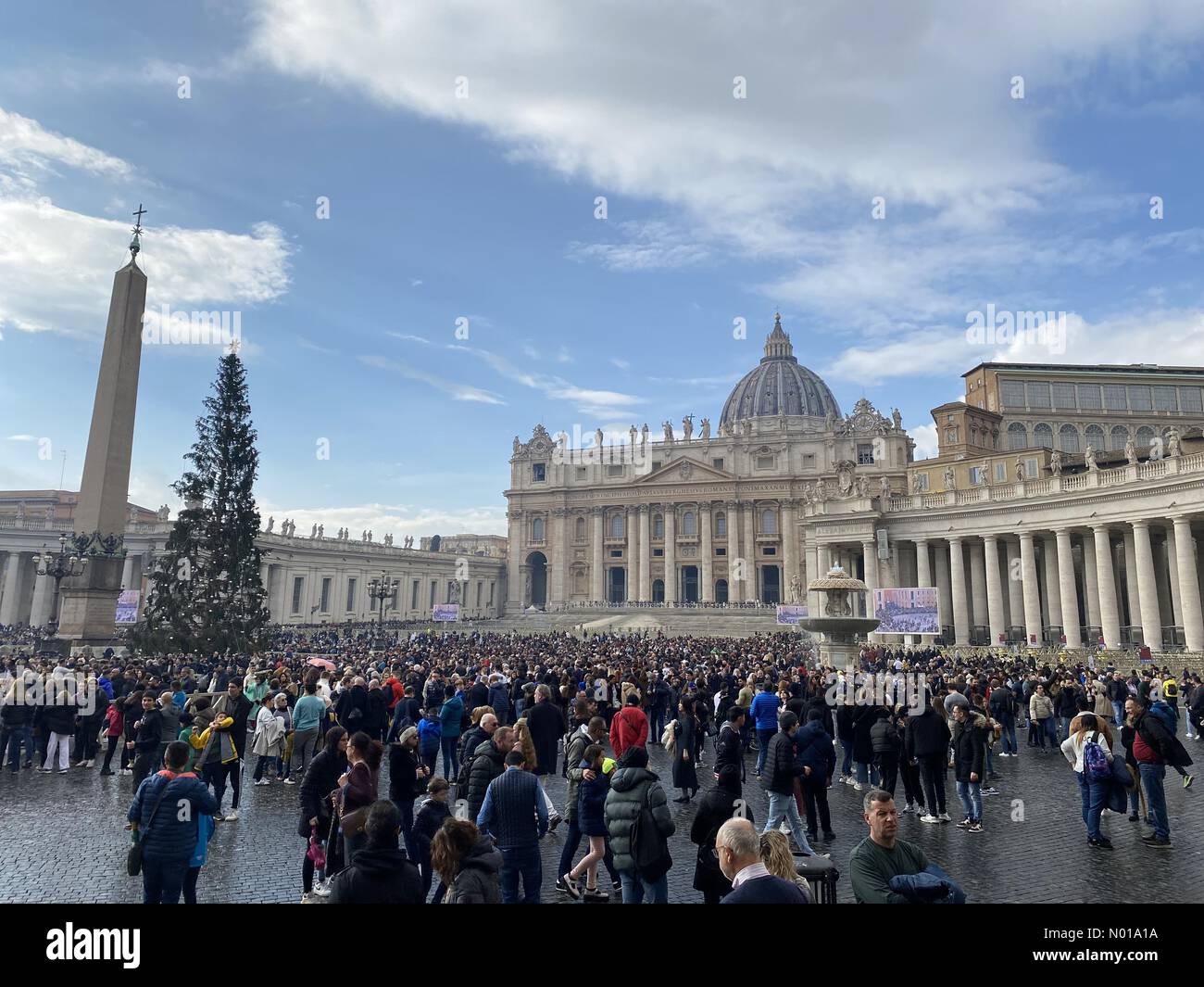 Vatican, Rome, Italy. 31 December 2023. Pope Francis delivers The ...