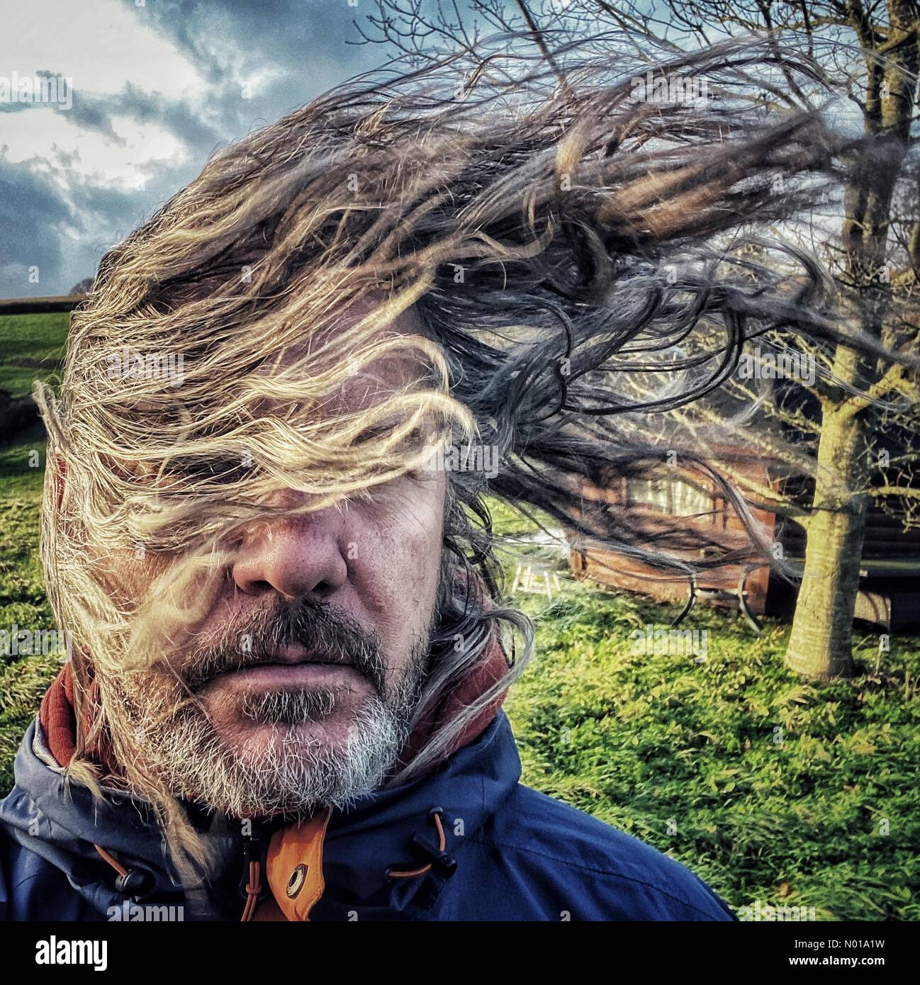 Blowing a hoolie hi-res stock photography and images - Alamy