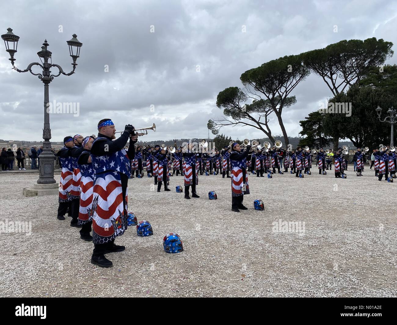 New Year's Day Parade Rome, Italy 1 January 2024 .Saints Brigade Drum ...