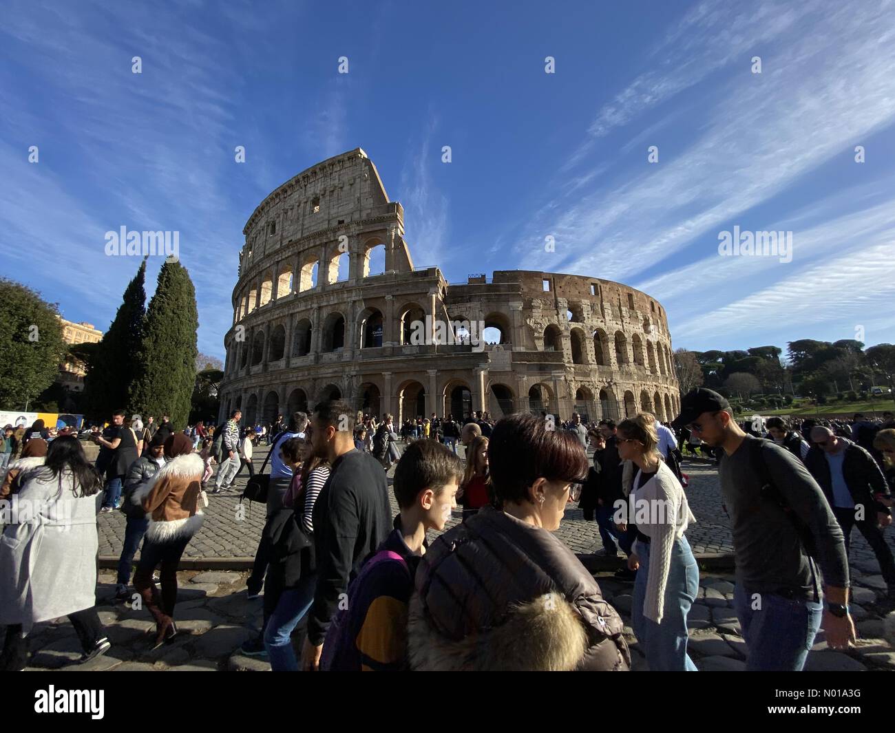 Italy Weather: Rome, Italy, 4 January 2024. People enjoying the ...