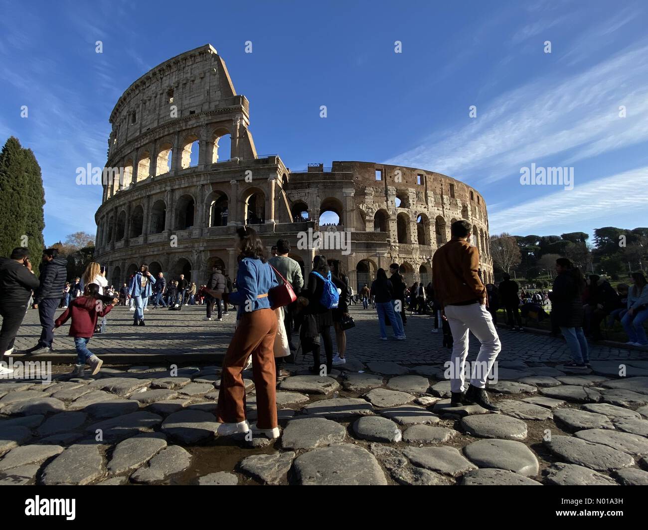 Italy Weather: Rome, Italy, 4 January 2024. People enjoying the ...