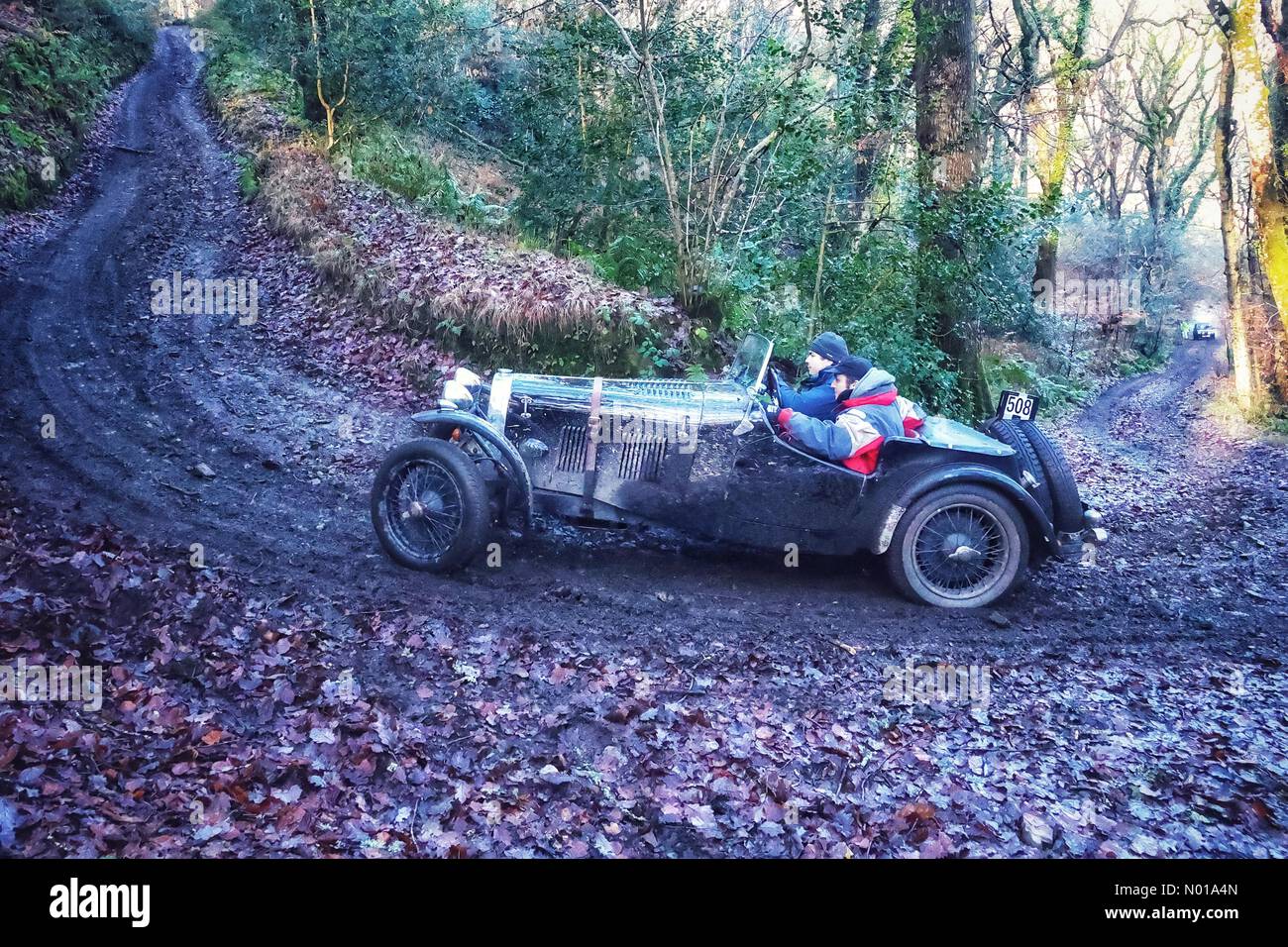 Dartmoor, Devon, UK. 6th Jan 2024. MCC Exeter Trial. A challenging long ...