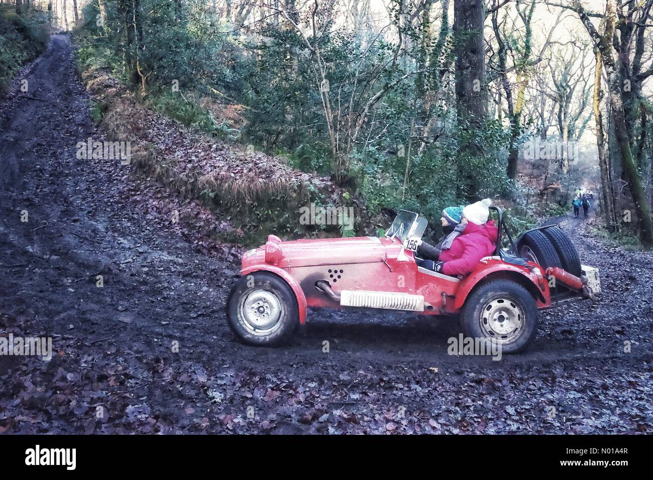Dartmoor, Devon, UK. 6th Jan 2024. MCC Exeter Trial. A challenging long ...