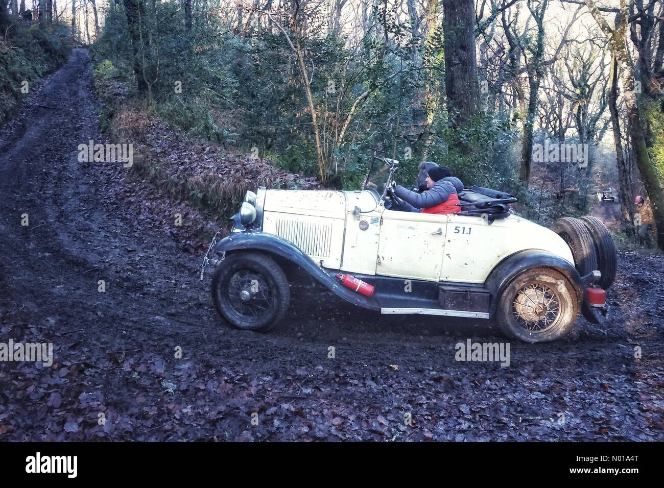 Dartmoor, Devon, UK. 6th Jan 2024. MCC Exeter Trial. A challenging long ...