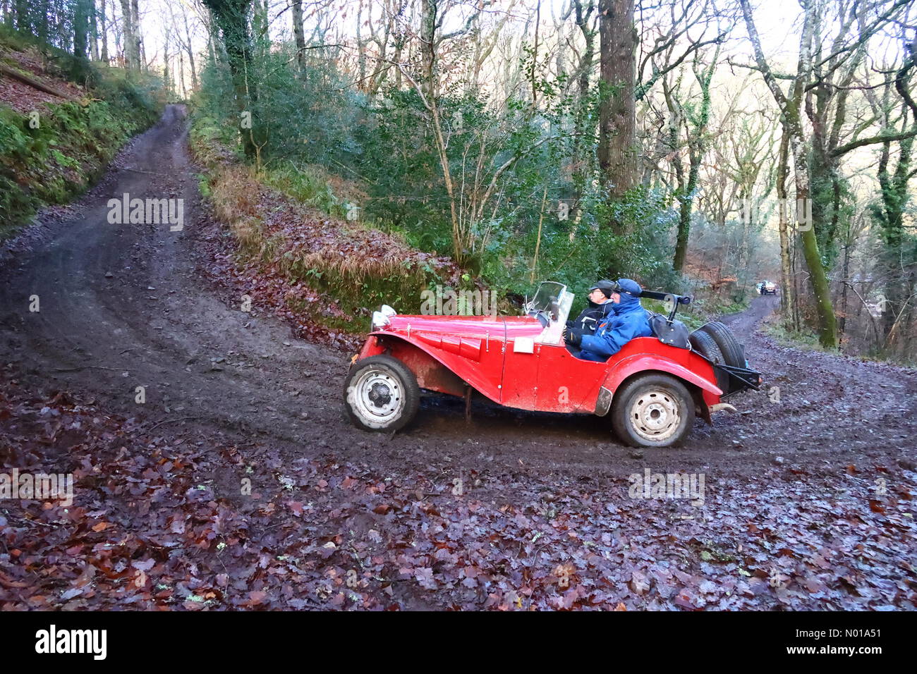 Dartmoor, Devon, UK. 6th Jan 2024. MCC Exeter Trial. A challenging long ...