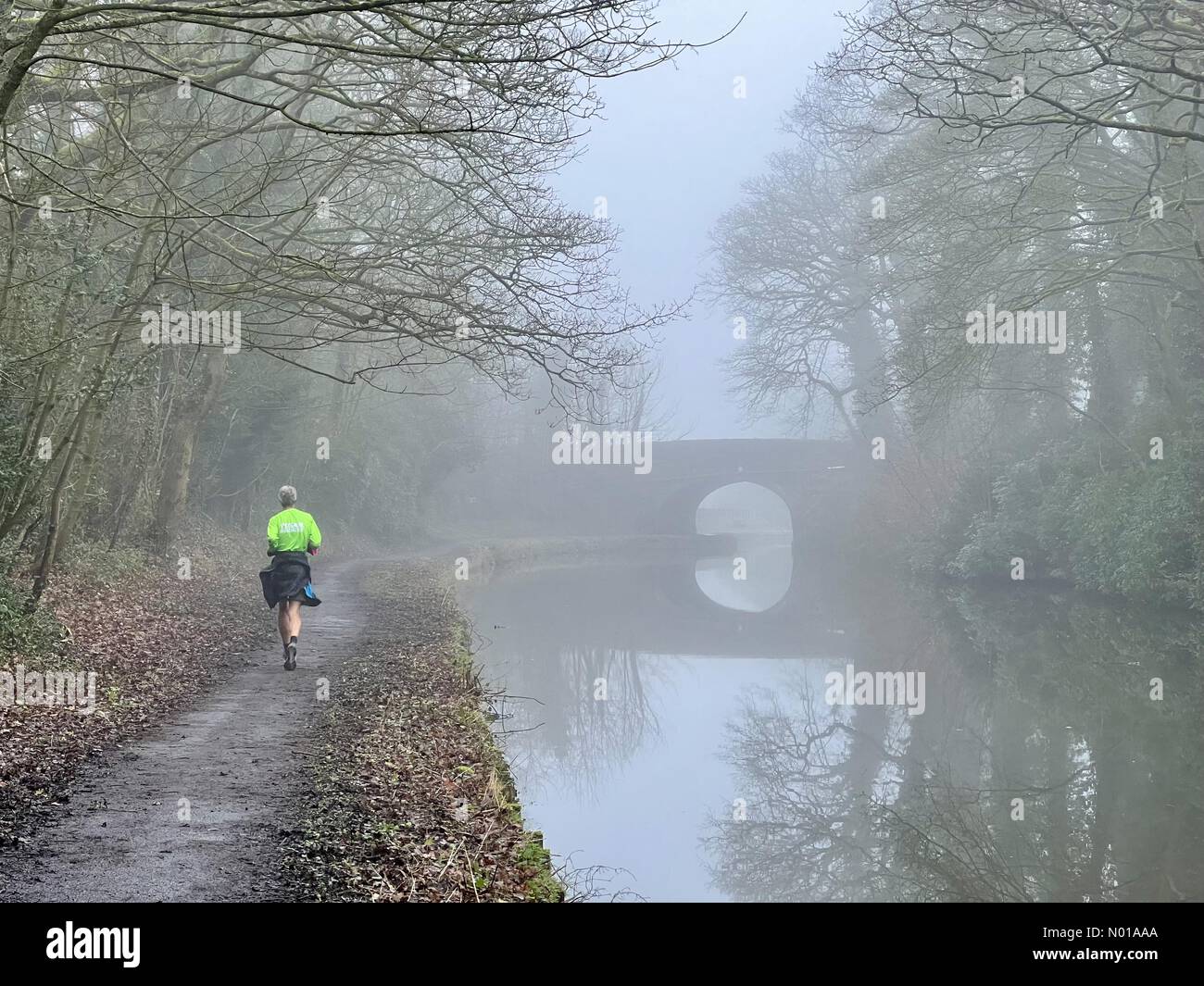 Adlington, Lancashire. 11th Feb 2024. UK Weather: Fog in Adlington ...