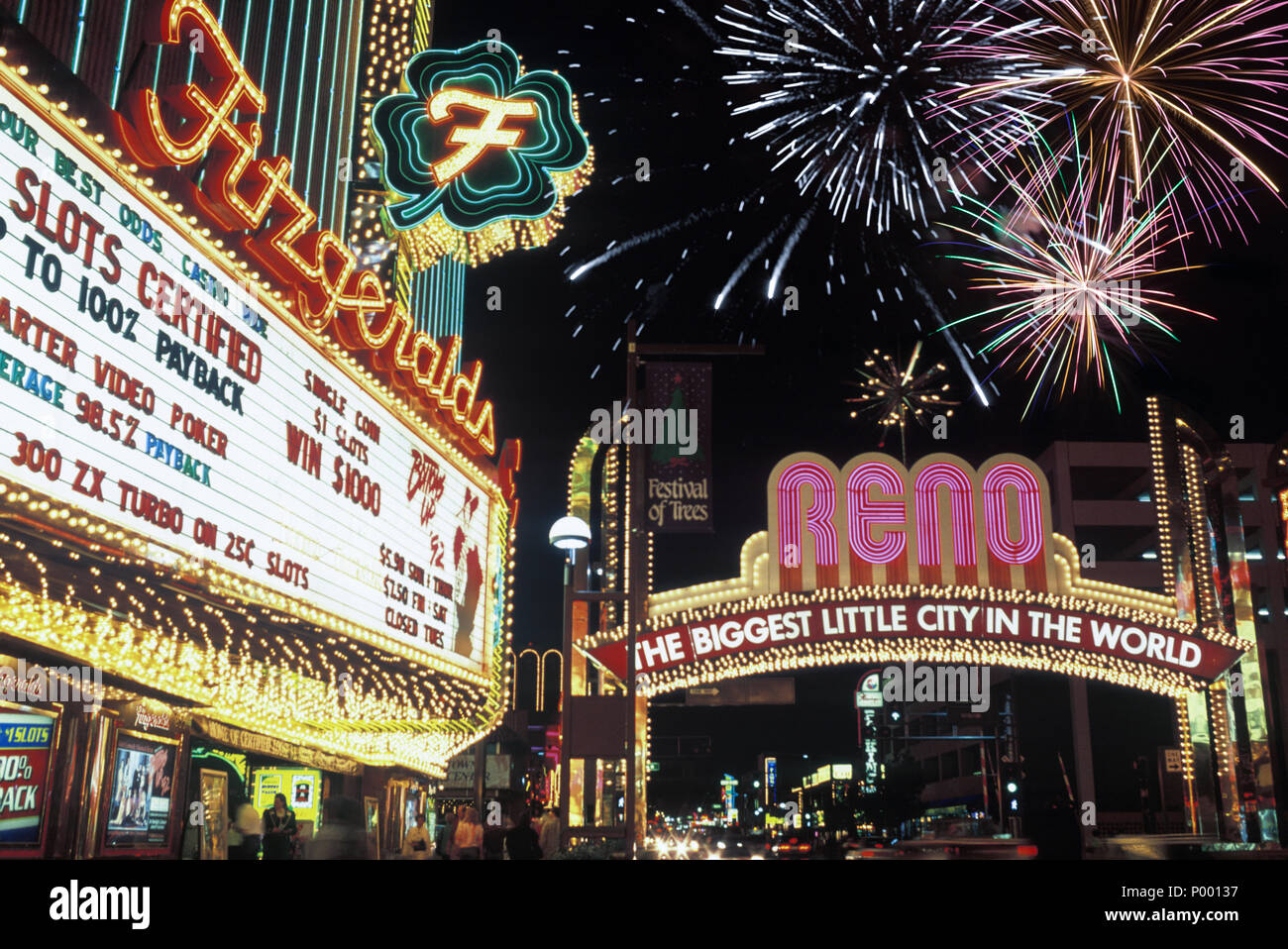 1992 HISTORICAL RENO NEON ARCHWAY SIGN VICTORIA STREET RENO NEVADA USA ...