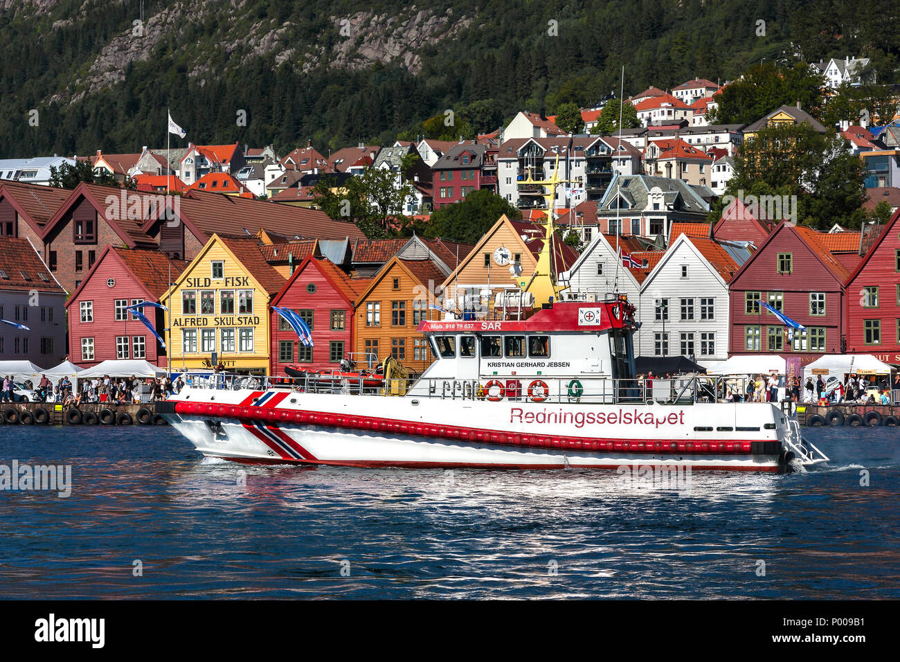 Tall Ships Race 2008. Bergen, Norway. Redningsselskapet's (Norwegian ...