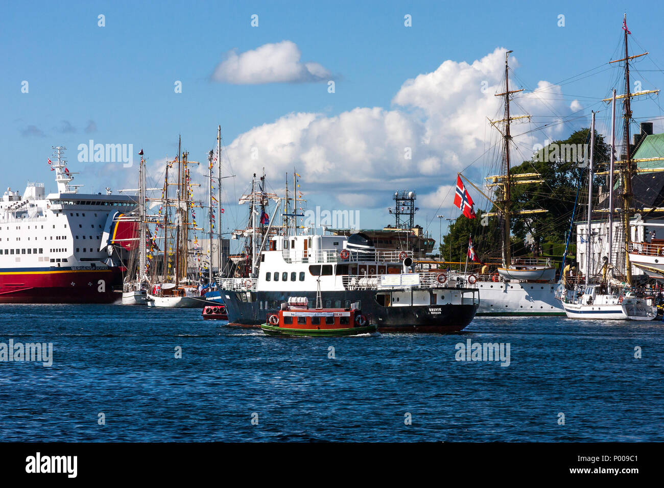 Tall Ships Race 2008. Bergen, Norway. The Polish schooner Gedania ...