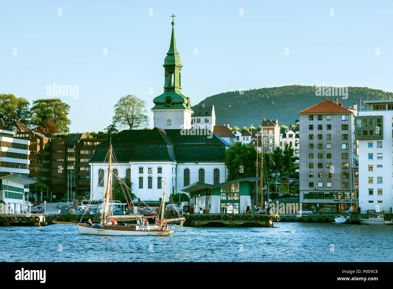 Tall Ships Race 2008. Bergen, Norway - August 2008 The UK "Moosk" (gaff ...