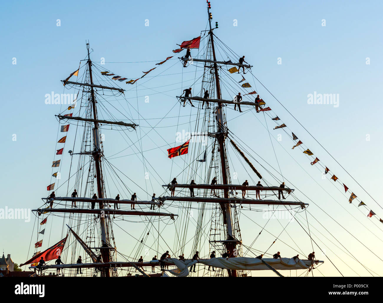 Tall Ships Race 2008. Bergen, Norway - August 2008 The UK flagged ...