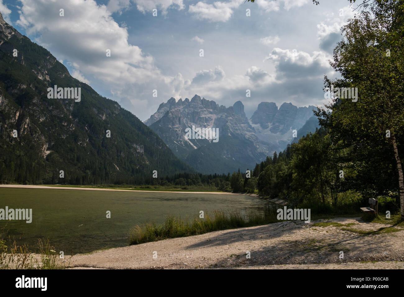 Dobbiaco toblach the landro lake durrensee hi-res stock photography and ...
