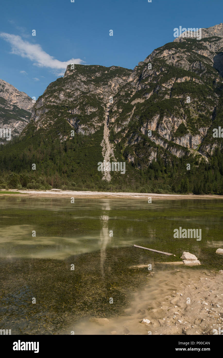 Dobbiaco toblach the landro lake durrensee hi-res stock photography and ...