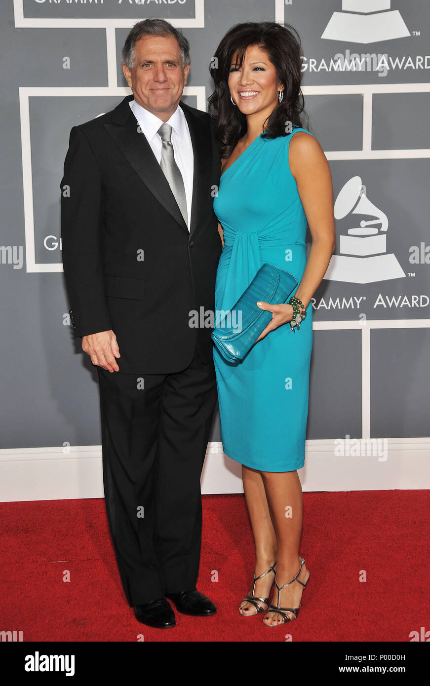 Leslie Mooves & Julie Chen- 51th Grammy Awards 2009 at the Staples ...