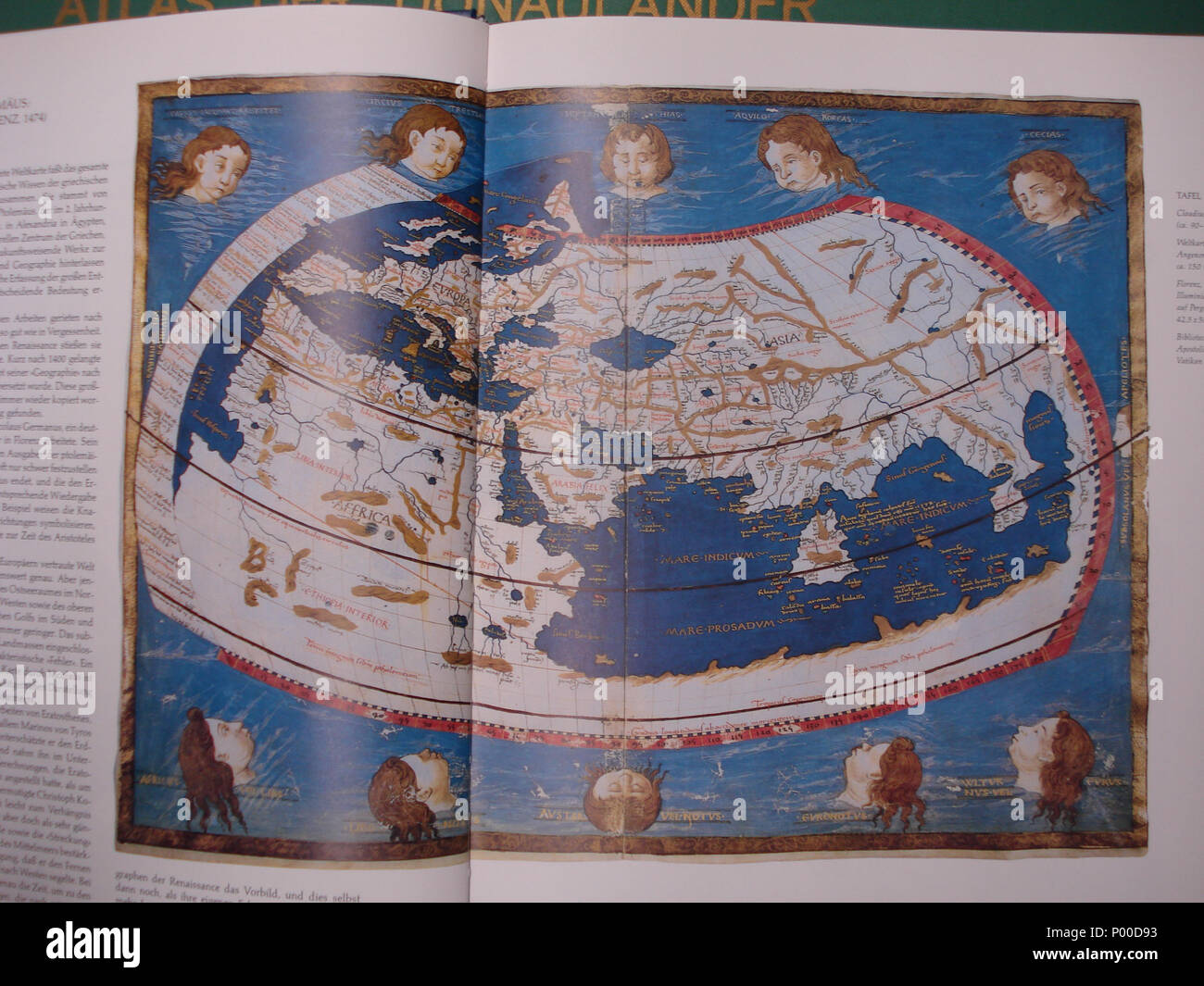 . English: The world map from a 1474 Florentine Latin edition of ...