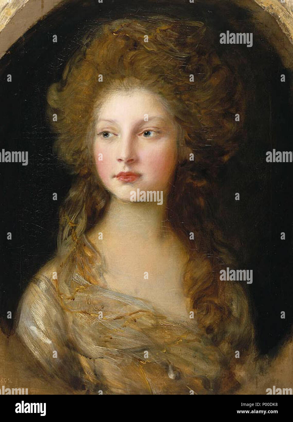 . Portrait of Princess Elizabeth of the United Kingdom (1770-1840 ...