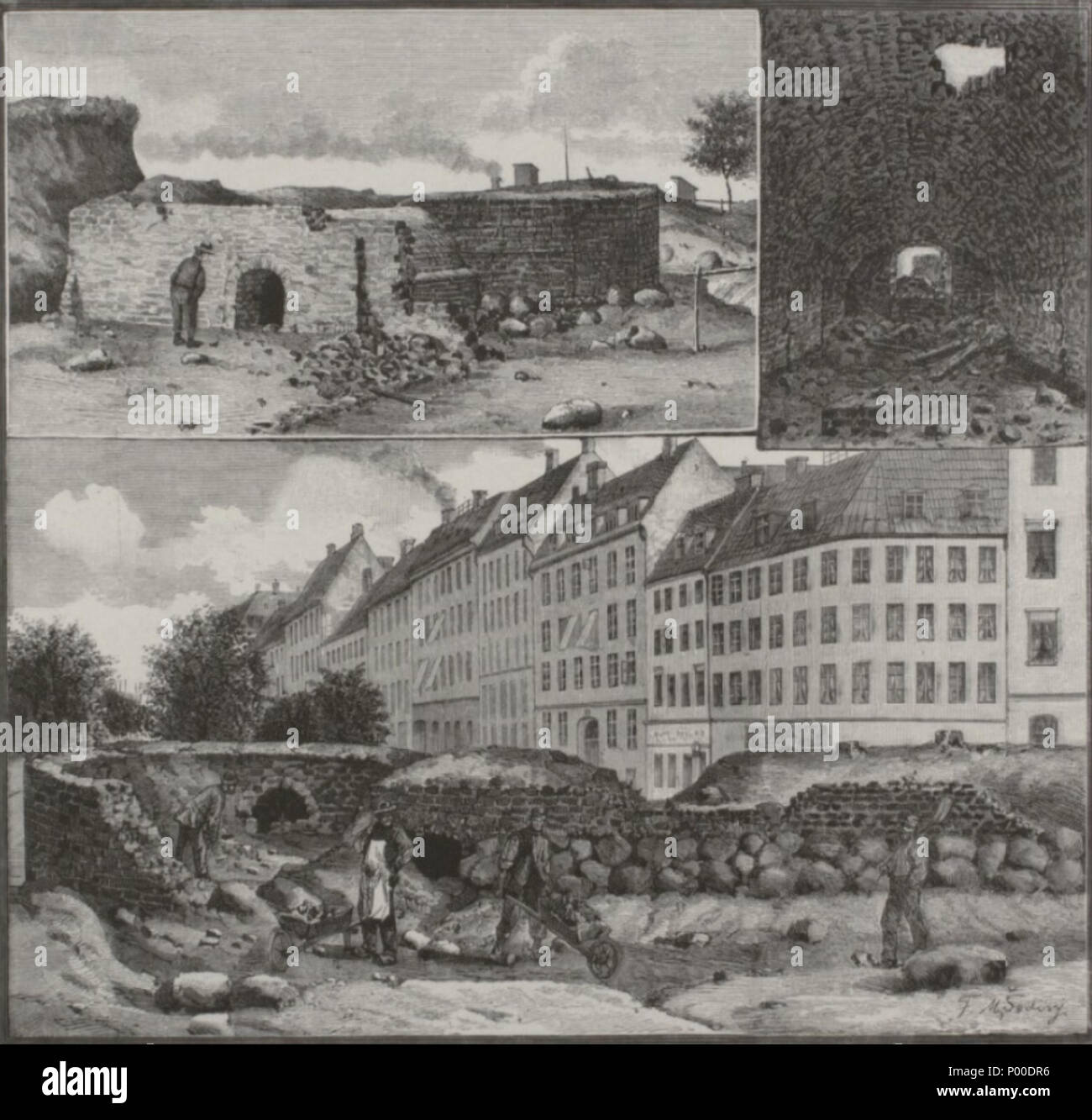 . English: Jarmers Plads in Copenhagen, Denmark 53 Jarmers Plads 1885 ...