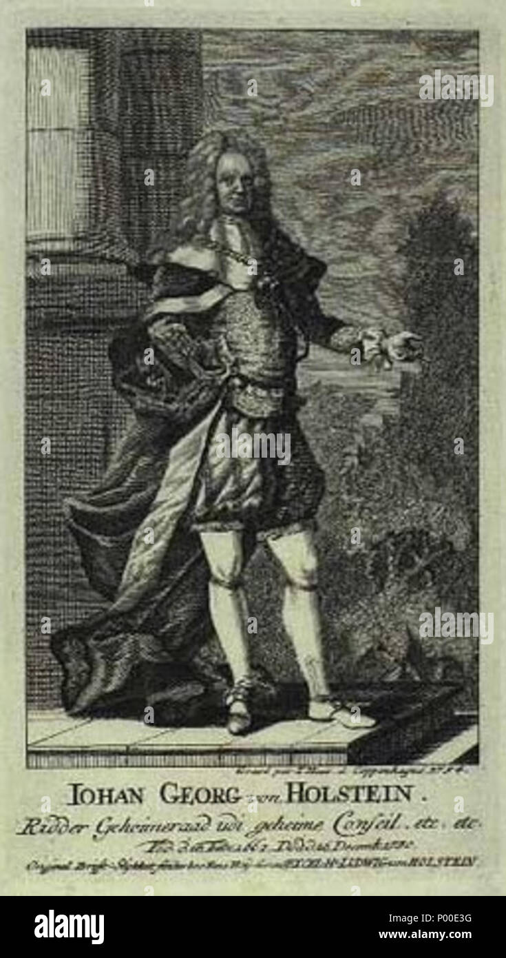 . English: Danish statesman Johan Conrad von Holstein by I. Haas 54 ...
