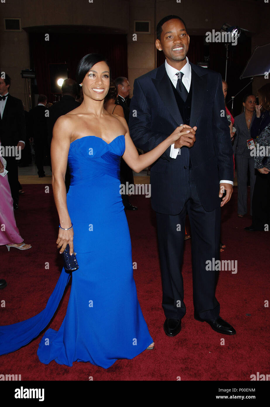 Jada Pinkett and Will Smith arriving at the 78th Annual Academy Awards ...